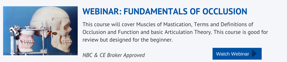 Functional Occlusion In The Dental Lab Muscles Of Mastication